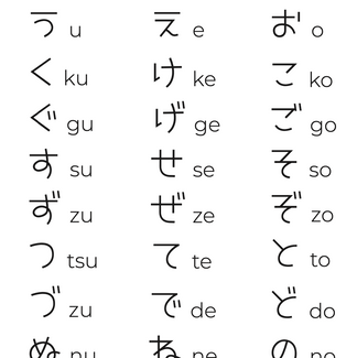 Hiragana - das japanische Alphabet – salt+paper
